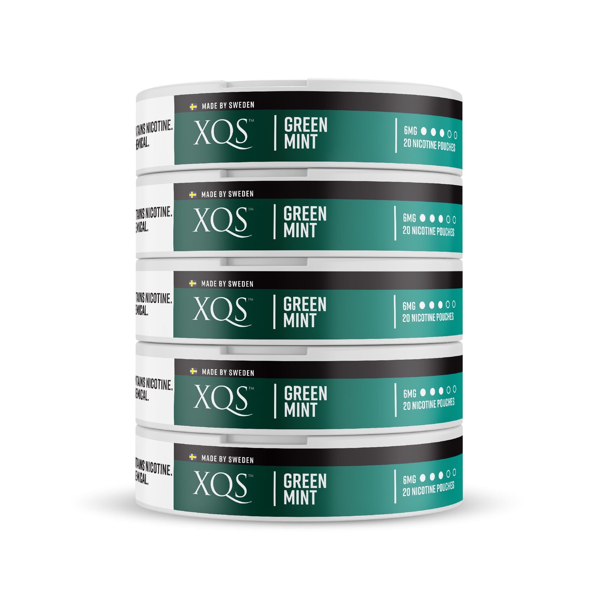 Nicotine Pouches - Green Mint – XQS Nicotine Pouches